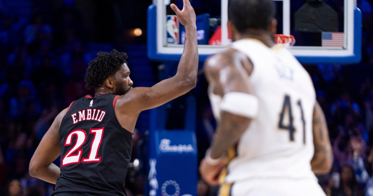 Joel Embiid drops 40 to lead Sixers to victory over Pelicans after Paul ...