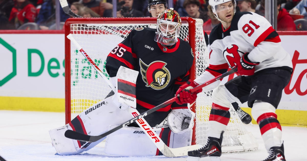 Ullmark wins in return from leave of absence, Senators beat Devils 4-1 ...
