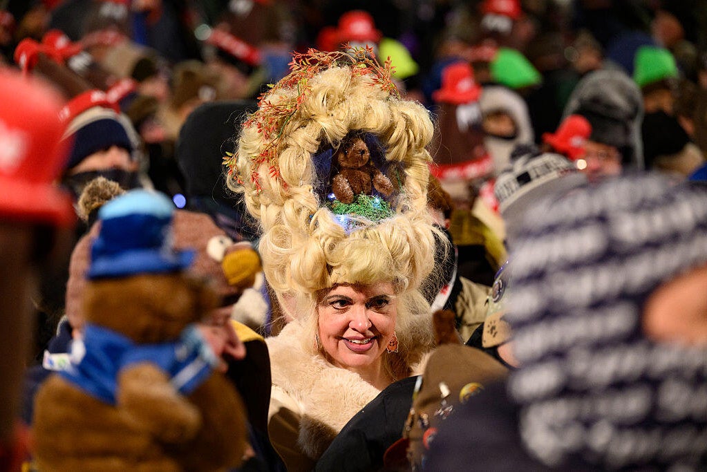 Photos show Groundhog Day celebration as Punxsutawney Phil makes his ...