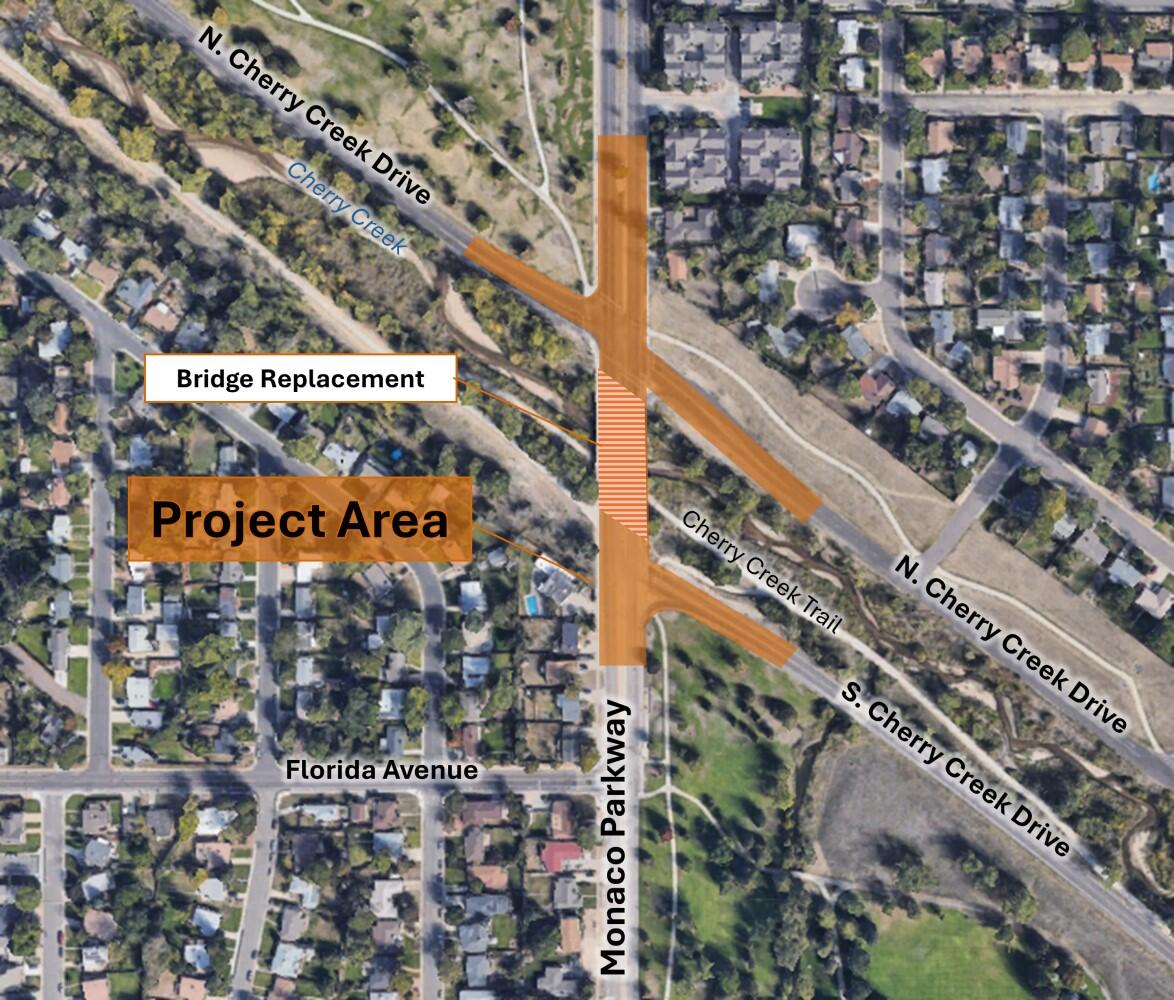 Section of Monaco Parkway in Denver closed for 3 days during bridge ...