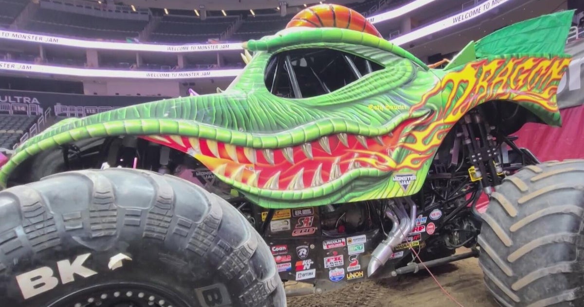 Behind-the-scenes look at how Monster Jam sets up - CBS Pittsburgh