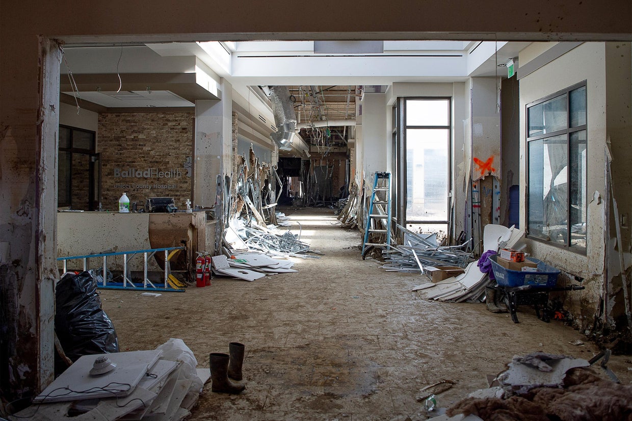Hospital flooded by Hurricane Helene to be rebuilt in another flood ...