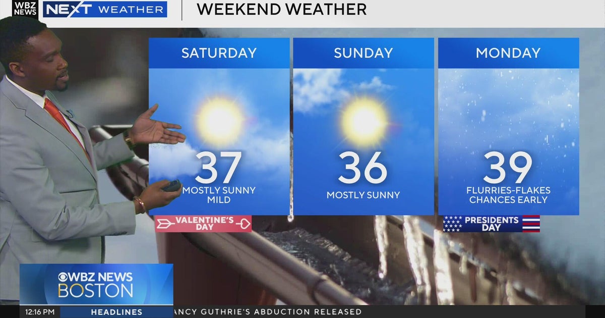 Next Weather: WBZ Midday Update For February 11 - CBS Boston