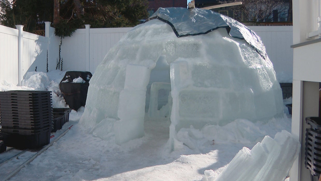 South Boston friends build backyard igloo with millions watching ...