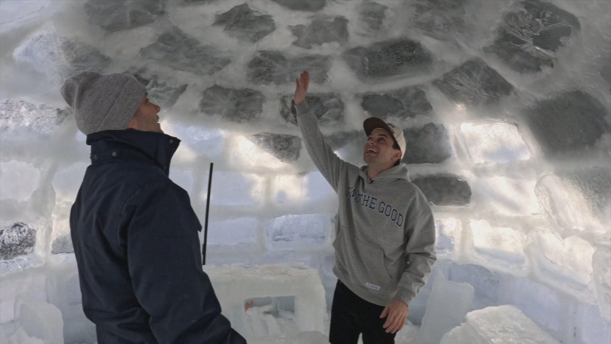 South Boston friends build backyard igloo with millions watching ...
