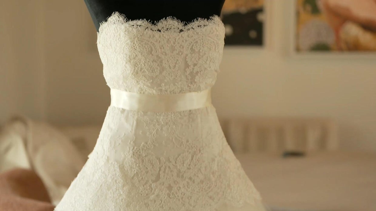 A conversation between two strangers led to a single wedding dress ...