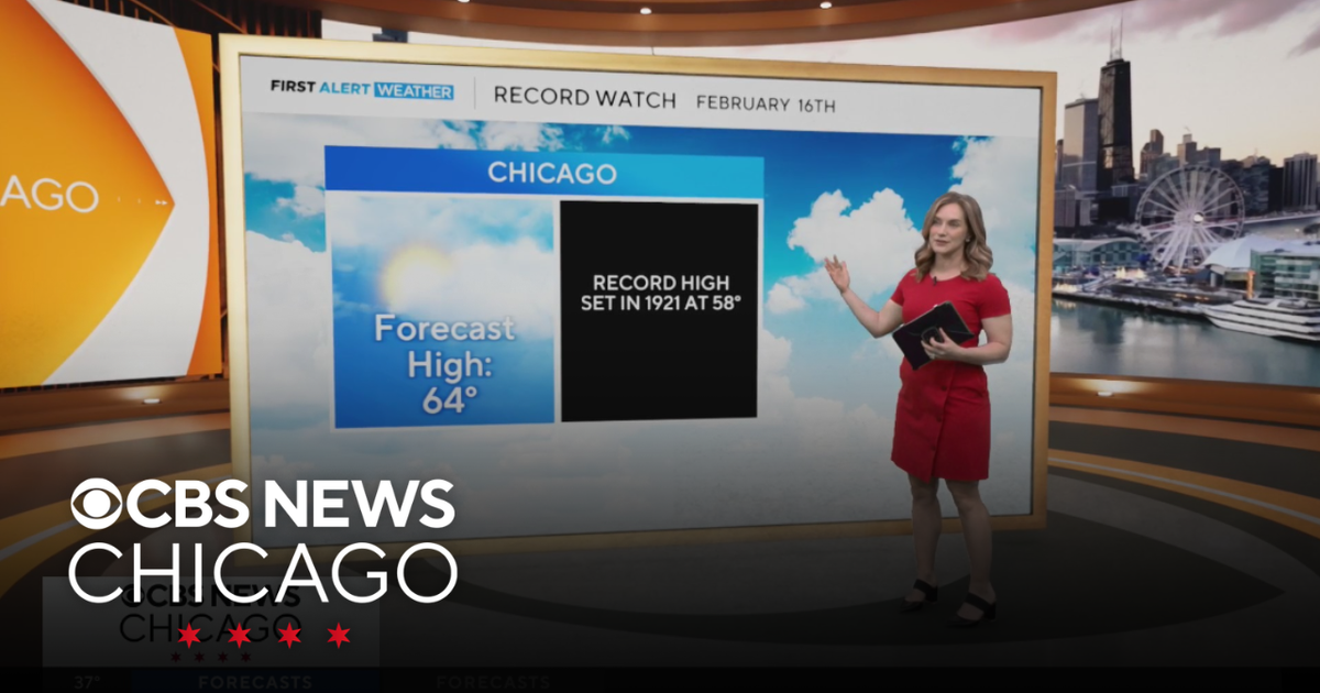 Record warmth expected Monday in Chicago - CBS Chicago