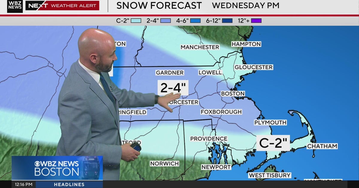 Next Weather: WBZ midday forecast for February 17, 2026 - CBS Boston