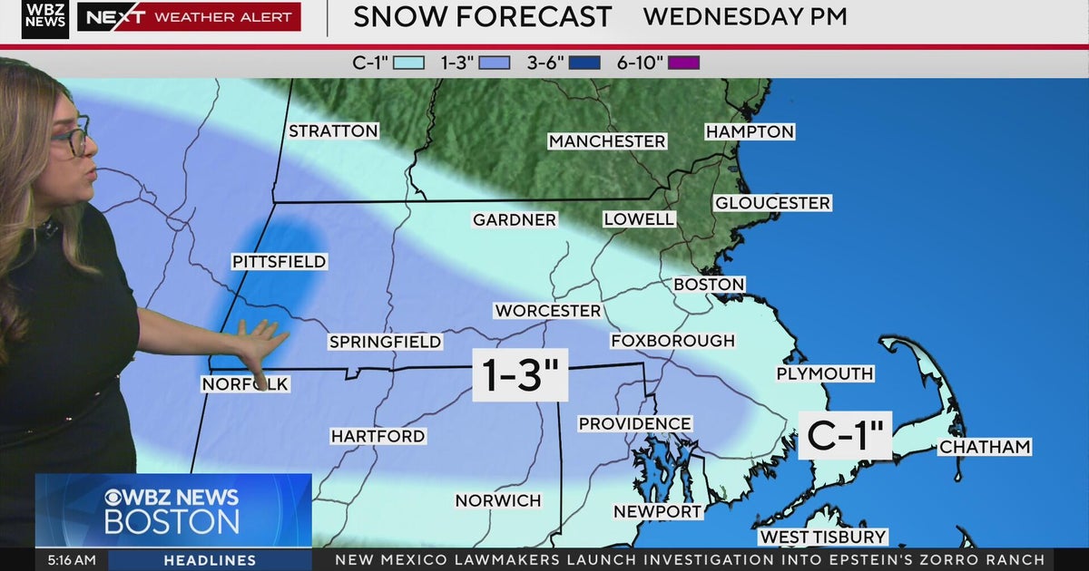 Next Weather: WBZ morning forecast for February 18, 2026 - CBS Boston