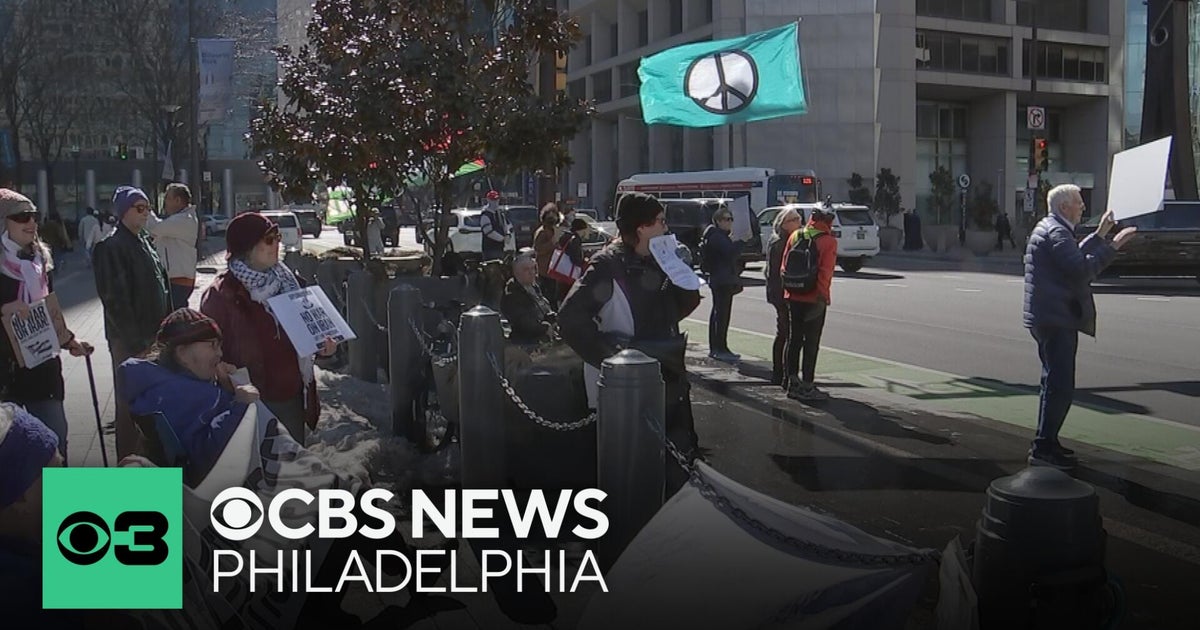 Protesters rally outside Philadelphia City Hall amid U.S.-Israel ...