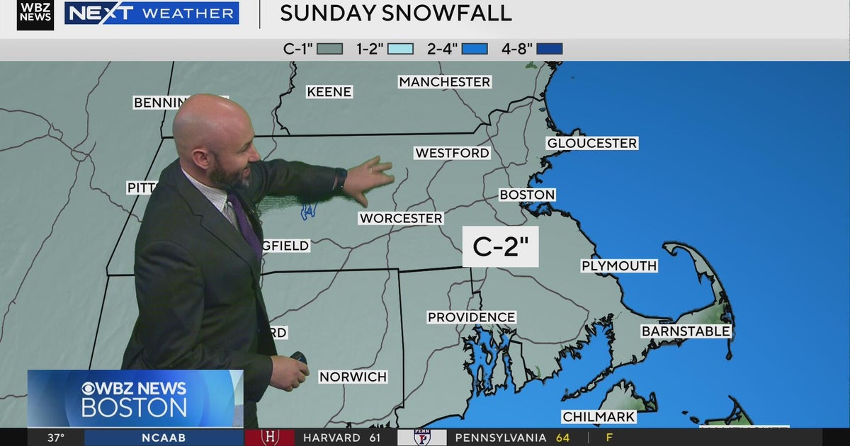 Next Weather: WBZ morning forecast for March 1, 2026 - CBS Boston