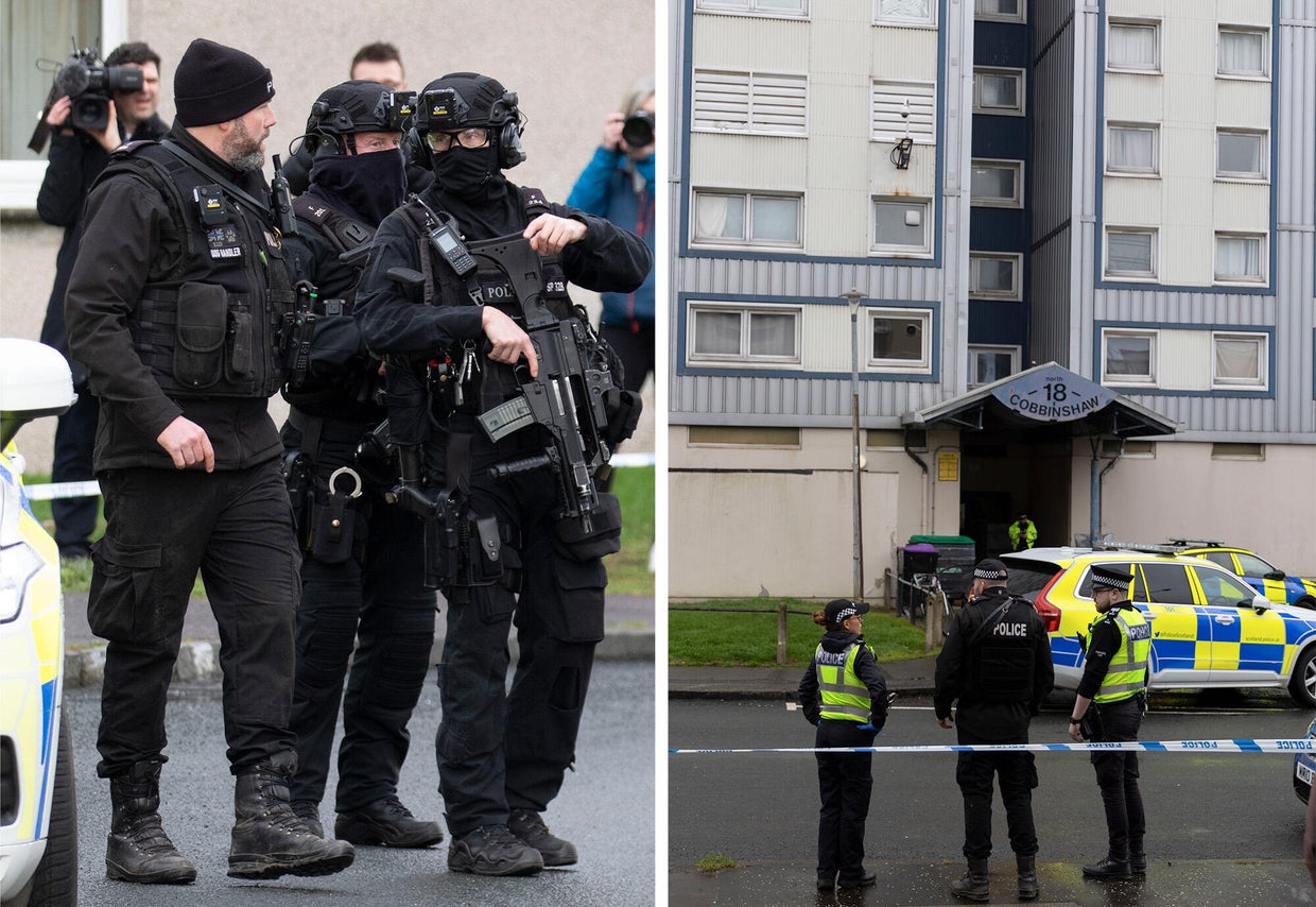 Chilling photo shows grinning suspect in Scotland stabbing - CBS News