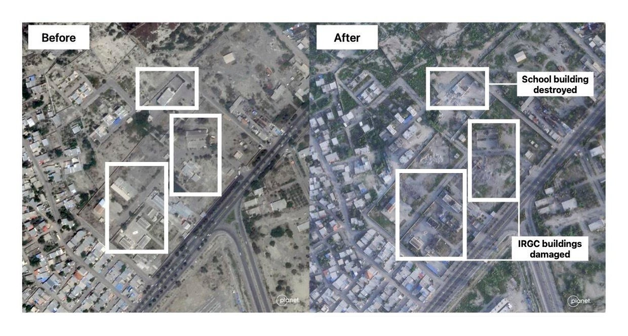 Trump says he believes bombing of Iranian girls' school was "done by ...