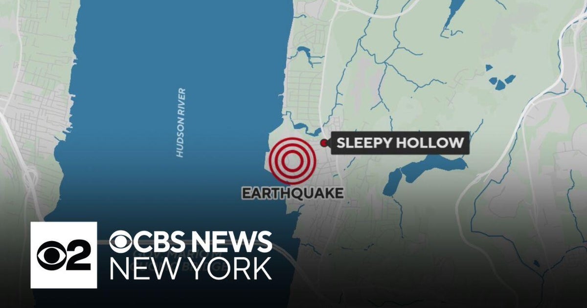 Sleepy Hollow, N.Y. rattled by small earthquake - CBS New York