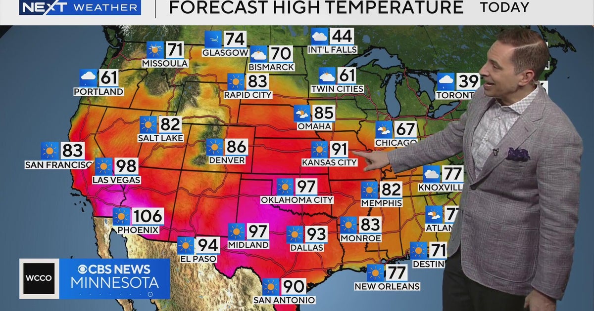 Noon Minnesota forecast from March 20, 2026 | NEXT Weather - CBS Minnesota