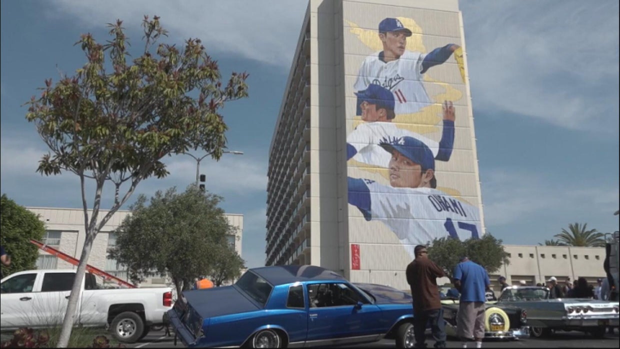 Dodgers' Japanese stars honored with "Samurai of the Diamond" mural on ...