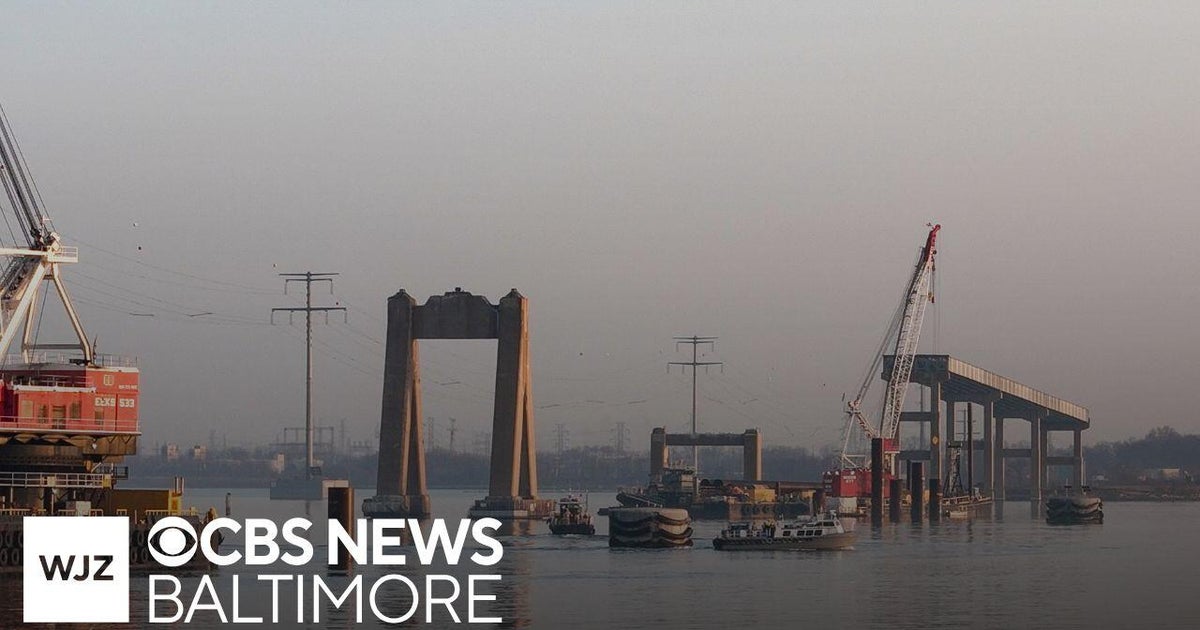 Maryland officials share update on Baltimore’s Key Bridge rebuild - CBS ...