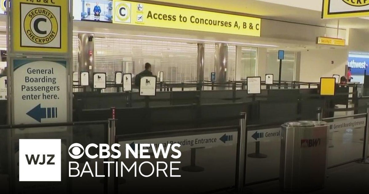 TSA wait times at BWI improve Monday after chaotic weekend - CBS Baltimore