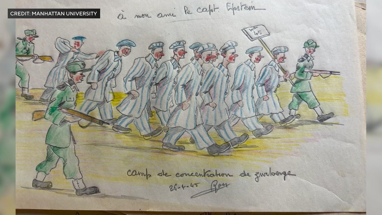 Graphic Holocaust sketches found in New York couple's home on display ...