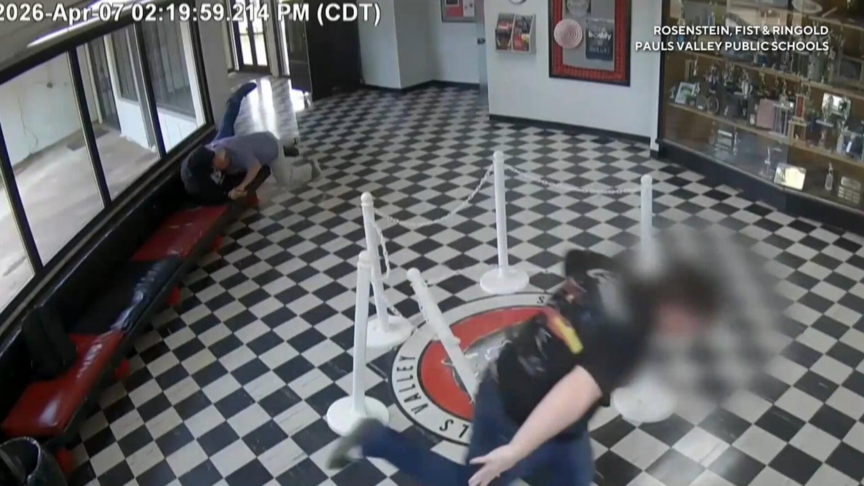 Newly released surveillance video shows Oklahoma high school principal ...