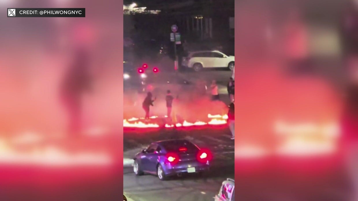 Drag racing street takeover in Queens prompts NYPD investigation - CBS ...