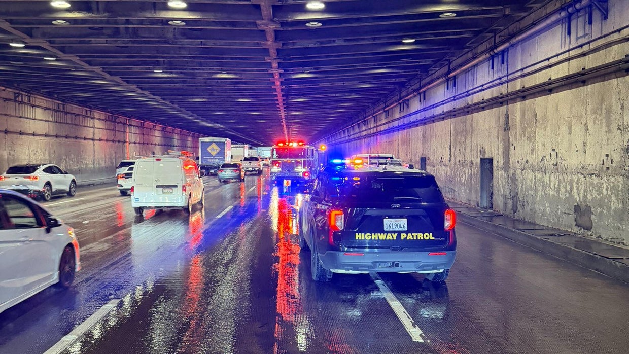 Burst water main floods Bay Bridge lanes in Treasure Island tunnel ...