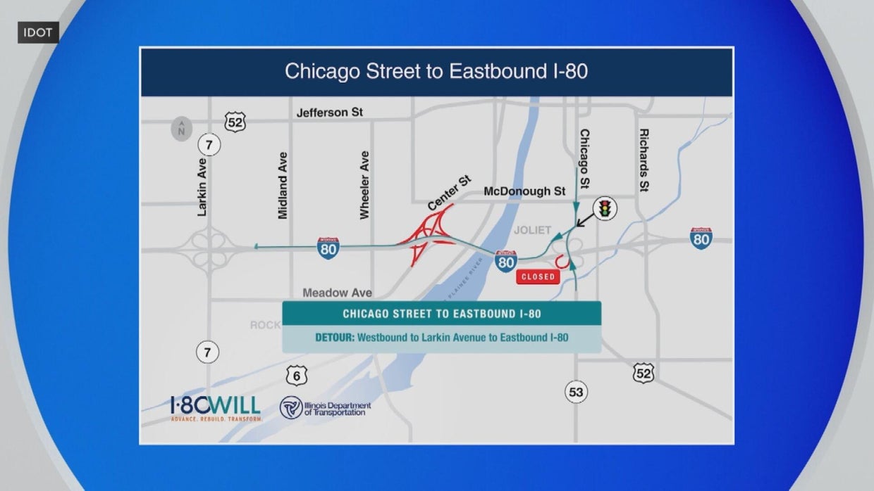 I-80 ramps at Chicago Street in Joliet close for several years of ...