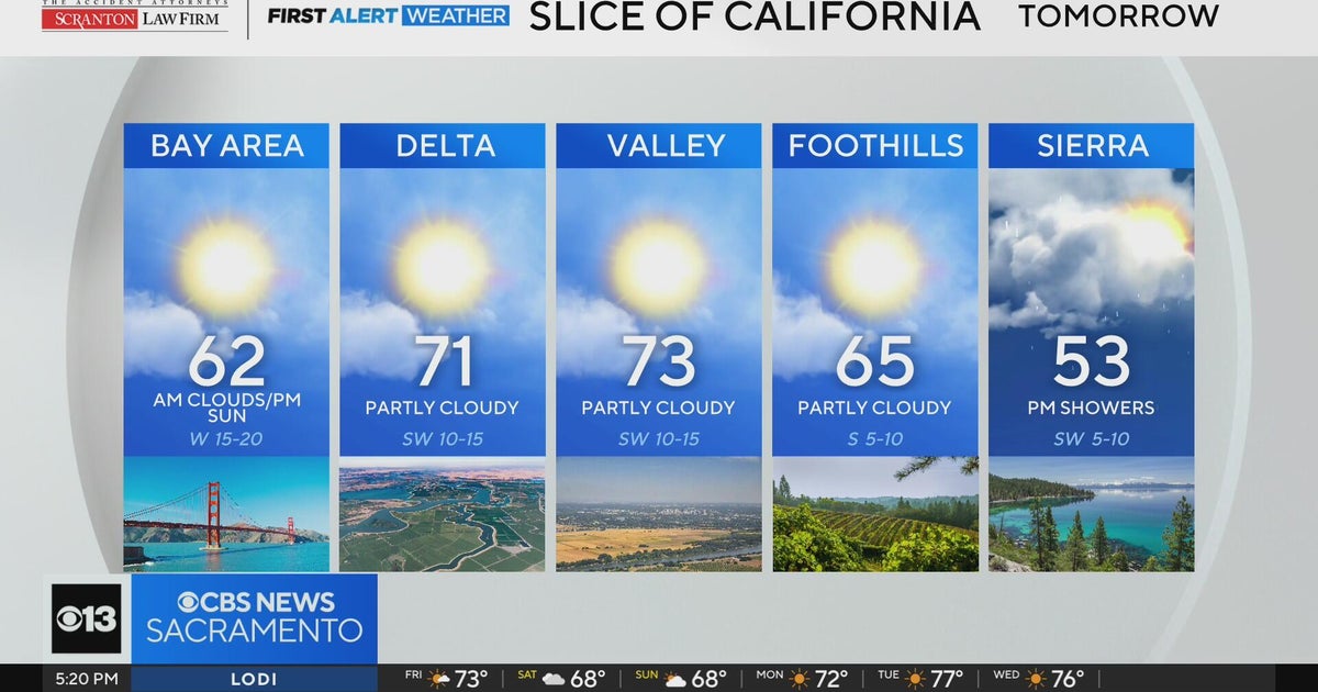 Thursday evening weather forecast - April 23, 2026 - CBS Sacramento