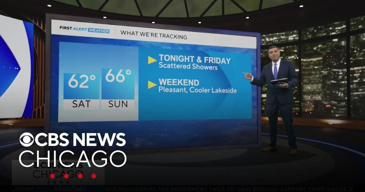 Chicago weather: scattered showers and thunderstorms overnight - CBS ...