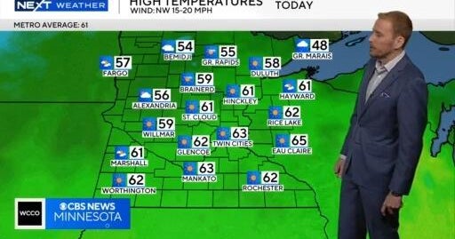 Noon Minnesota forecast from April 24, 2026 | NEXT Weather - CBS Minnesota