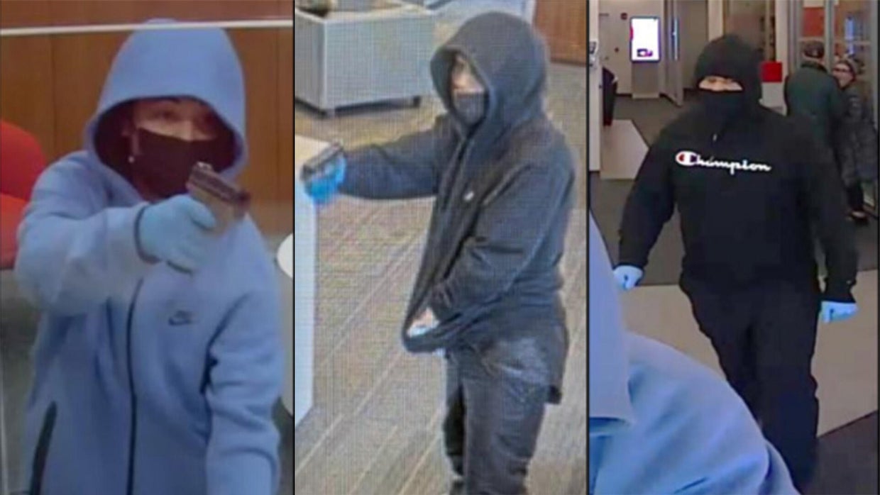 FBI assisting in search for masked gunmen who robbed two Boston banks ...