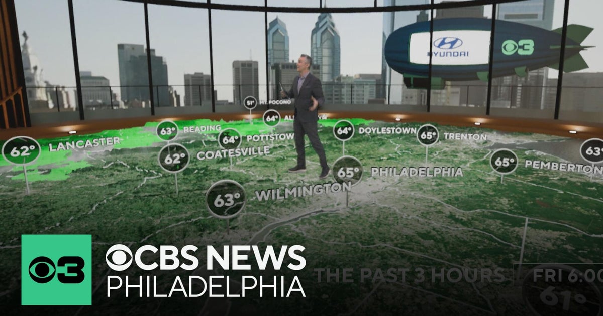 Wet start to weekend as rain approaches Philadelphia area Friday night ...