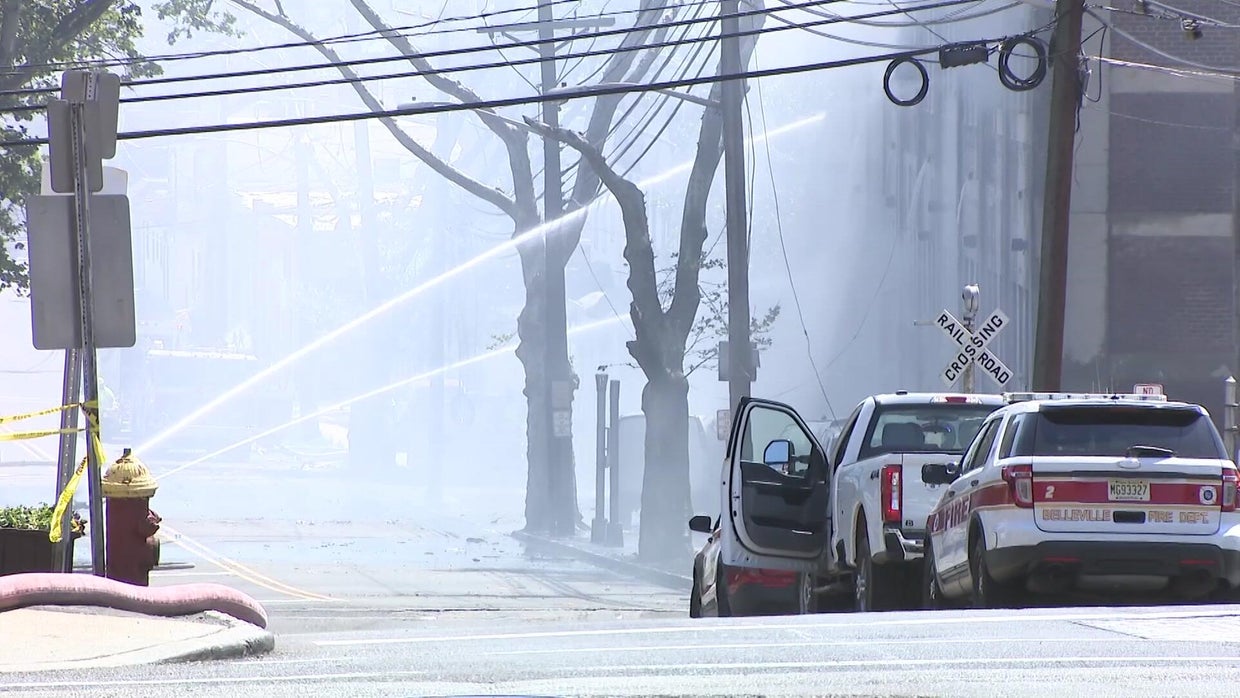 Hot spots still burn days after warehouse fire in Belleville, N.J ...