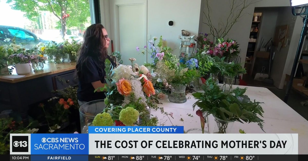 The cost of celebrating Mother's Day this year in California - CBS ...