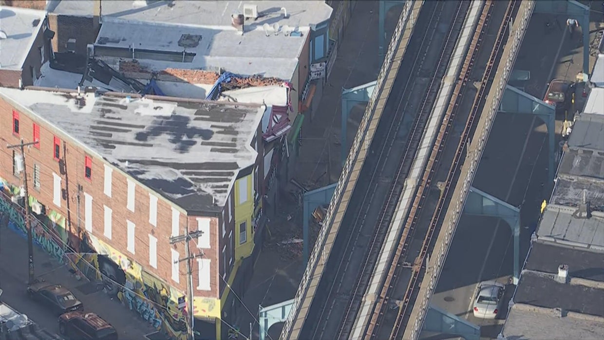 Partial building collapse closes part of Kensington Avenue in ...
