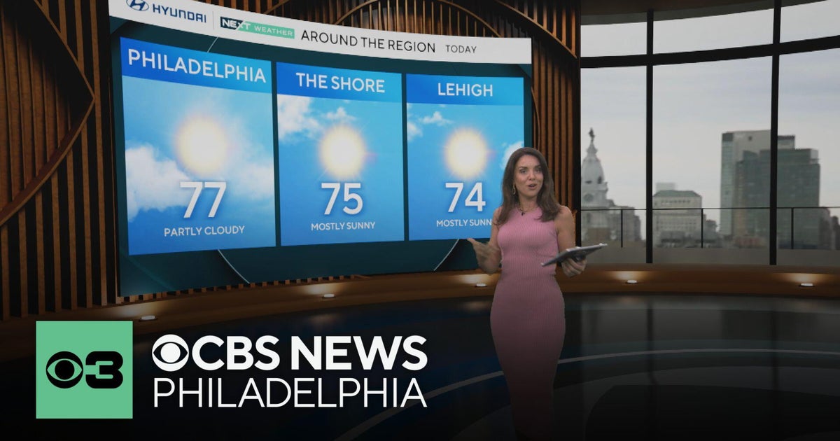 Sunny and 70s around the Philadelphia region, pattern to continue into ...
