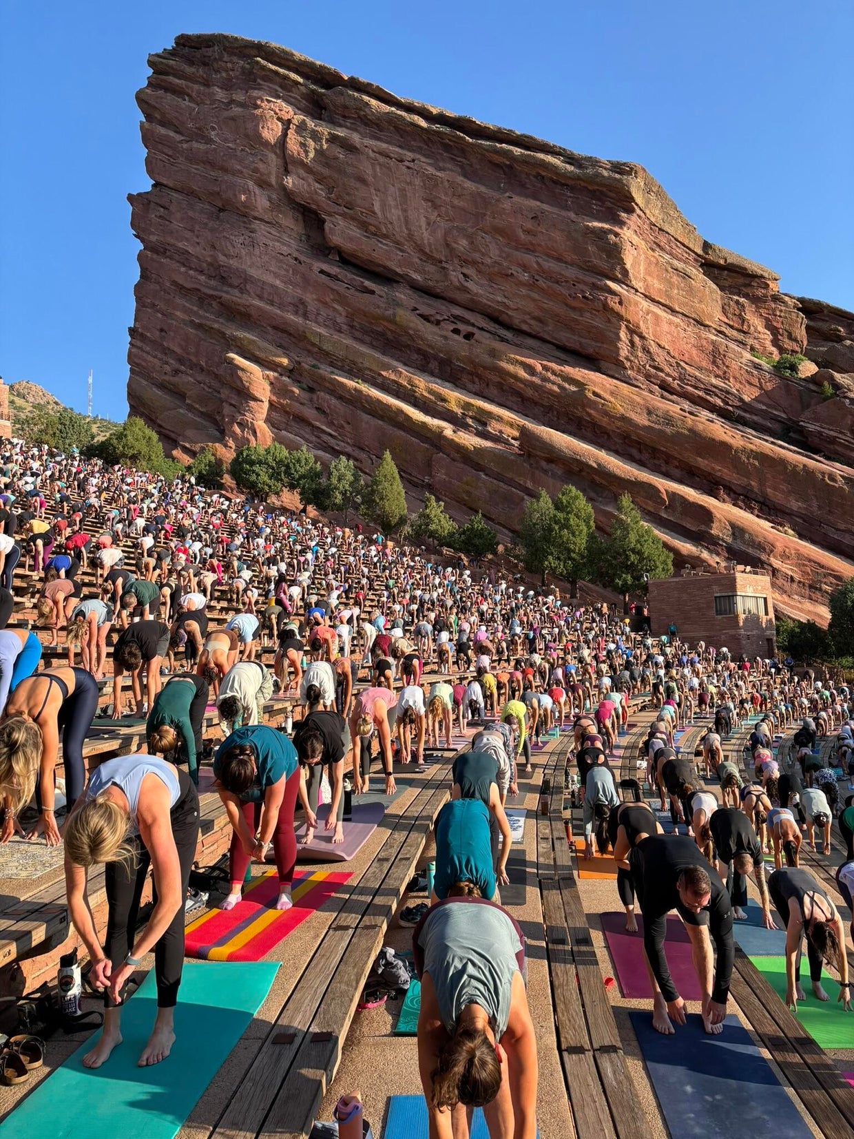 Yoga on the Rocks sessions return to Red Rocks Amphiteatre for the ...
