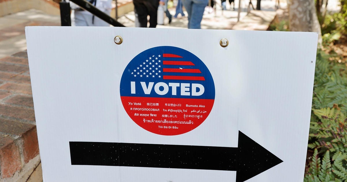 California primary elections enter final stretch - CBS News