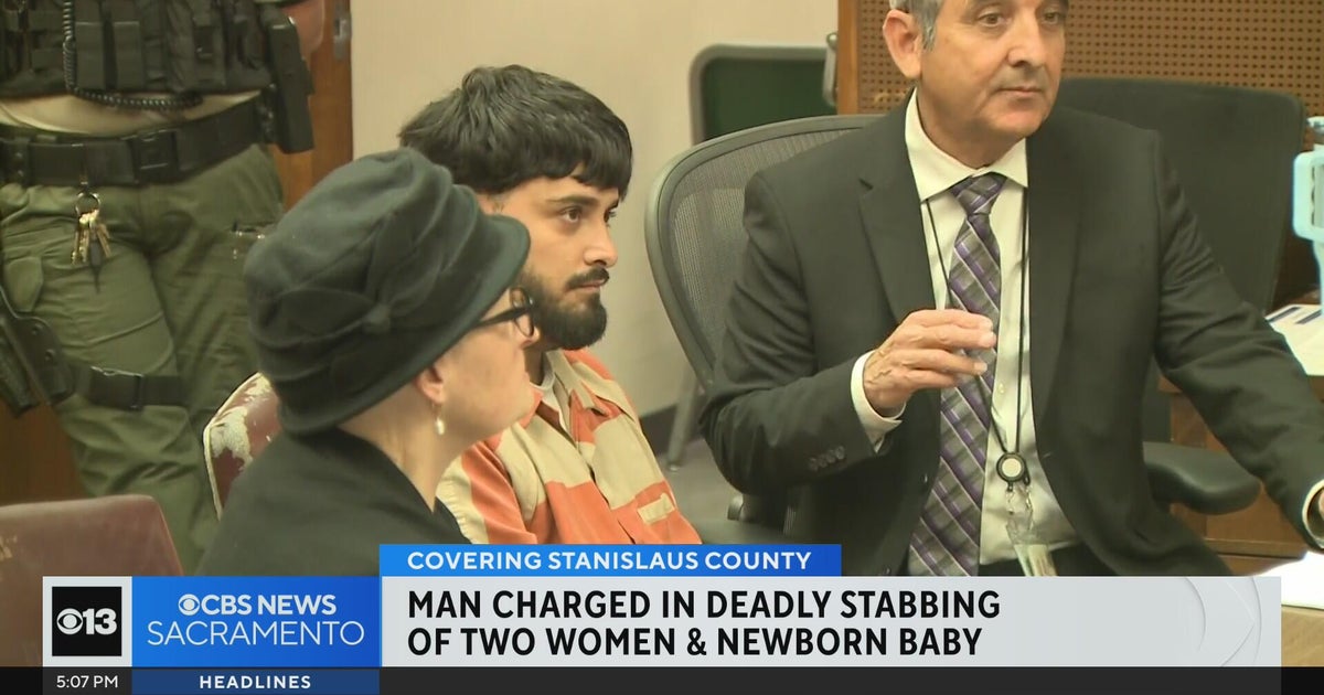 Man charged in deadly triple stabbing in Modesto appears in court - CBS ...