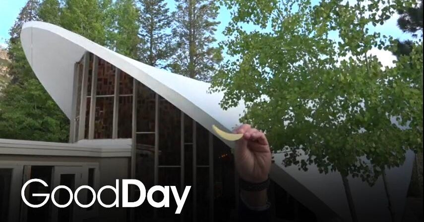 Cody is checking out Olympic Valley Chapel’s award-winning design ...