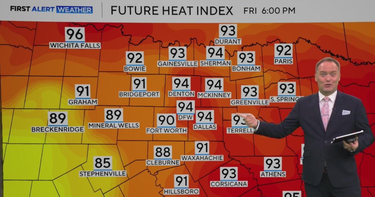Storm chances return as North Texas temperatures climb - CBS Texas