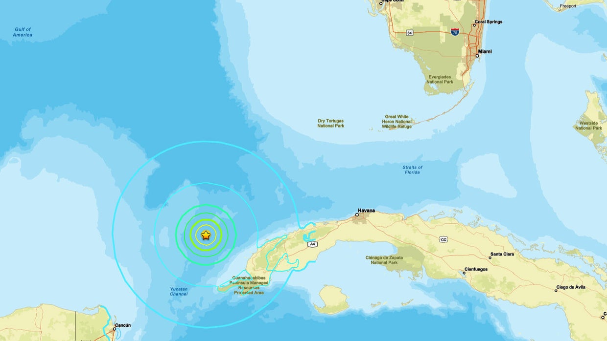 Powerful earthquake off Cuba felt across South Florida, prompts ...