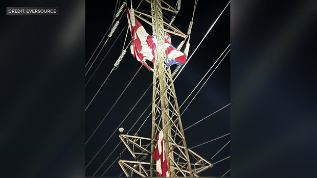 Flag over WWE headquarters ripped off by high winds, flies into power ...