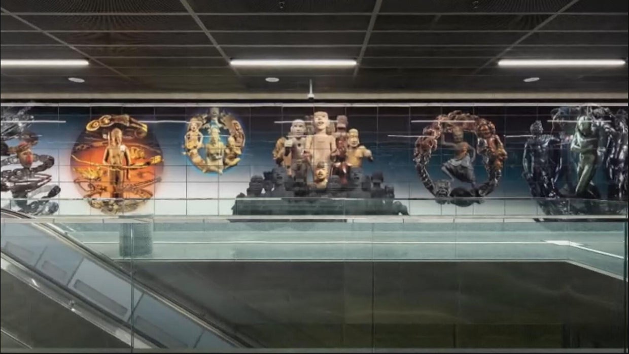 Showcasing the public art along Metro's D Line extension - CBS Los Angeles