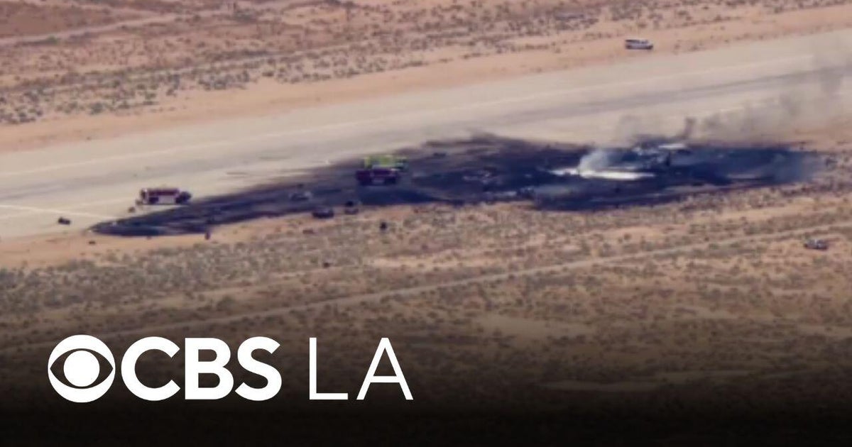 Officials provide an update on a deadly B-52 bomber crash at Edwards ...