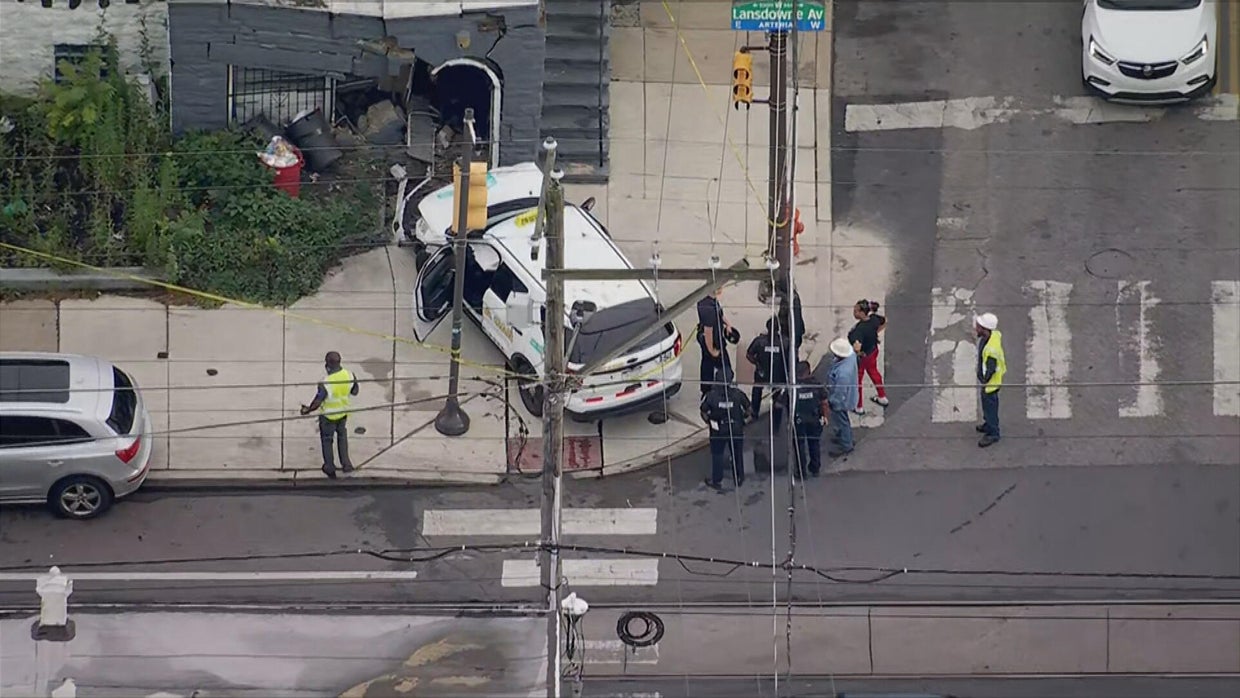 Multiple people hurt when cab strikes house in West Philadelphia ...