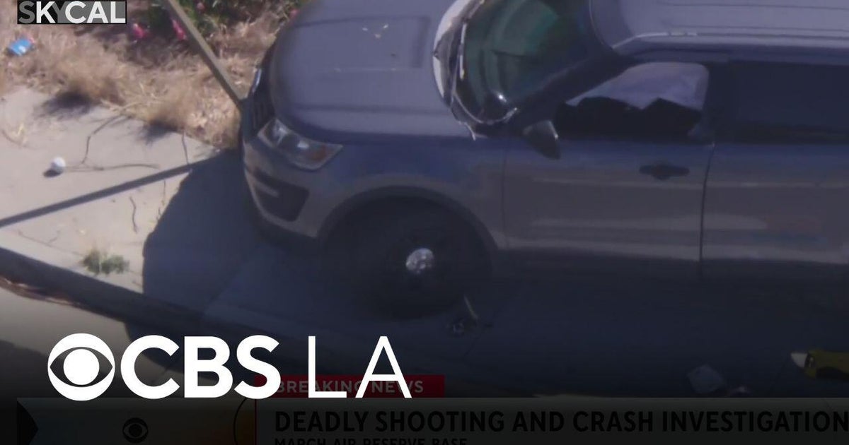 Driver found dead with gunshot wound after crash near March Air Reserve ...